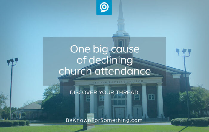 One Big Cause of Declining Church Attendance - Church Branding ...